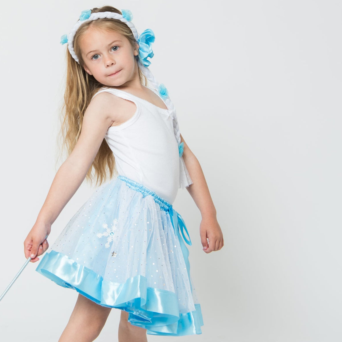 Frozen Playset - Skirt & Plait Headband | Dress up Clothes for Kids