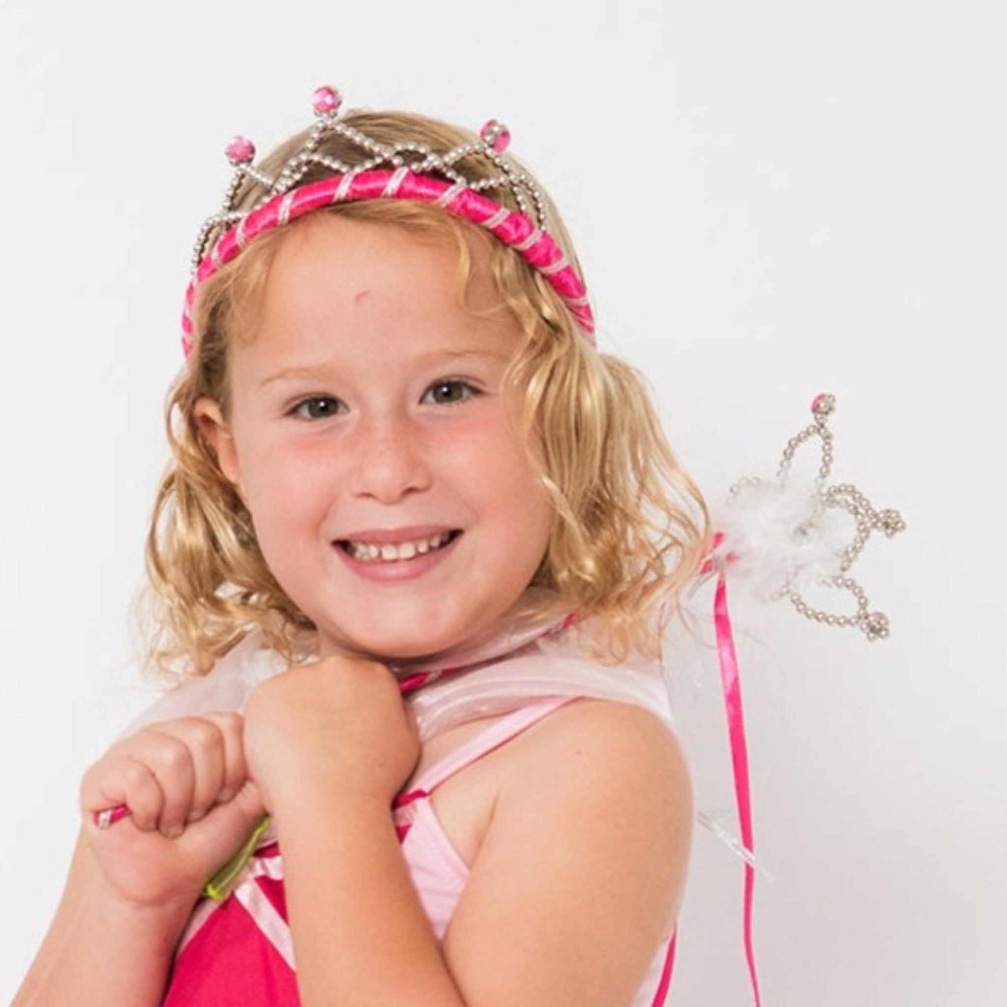 Princess Crown + Tiara Set - Light Pink | Dress up Clothes for Kids