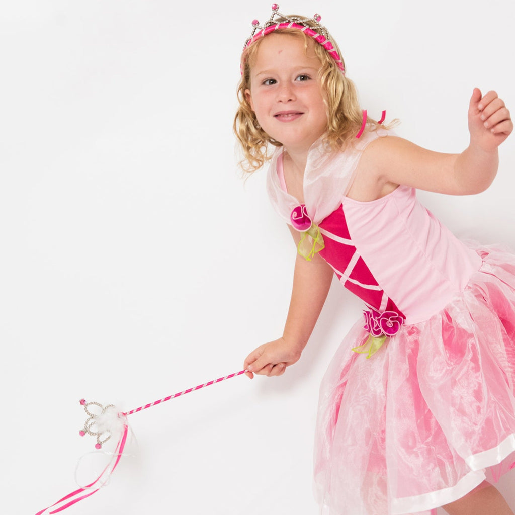 Princess Crown + Tiara Set - Hot Pink | Dress up Clothes for Kids