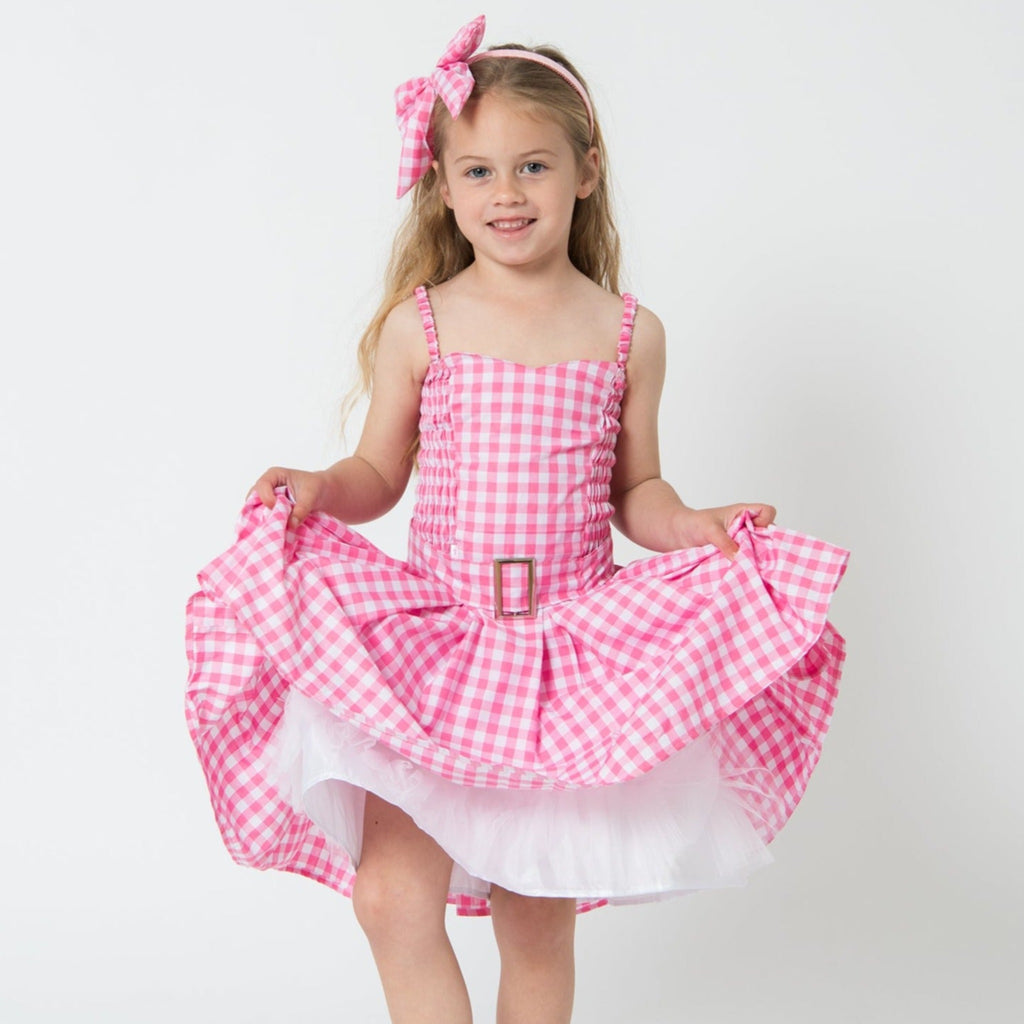 Barbie Movie Dress Plus Headband | Dress up Clothes for Kids