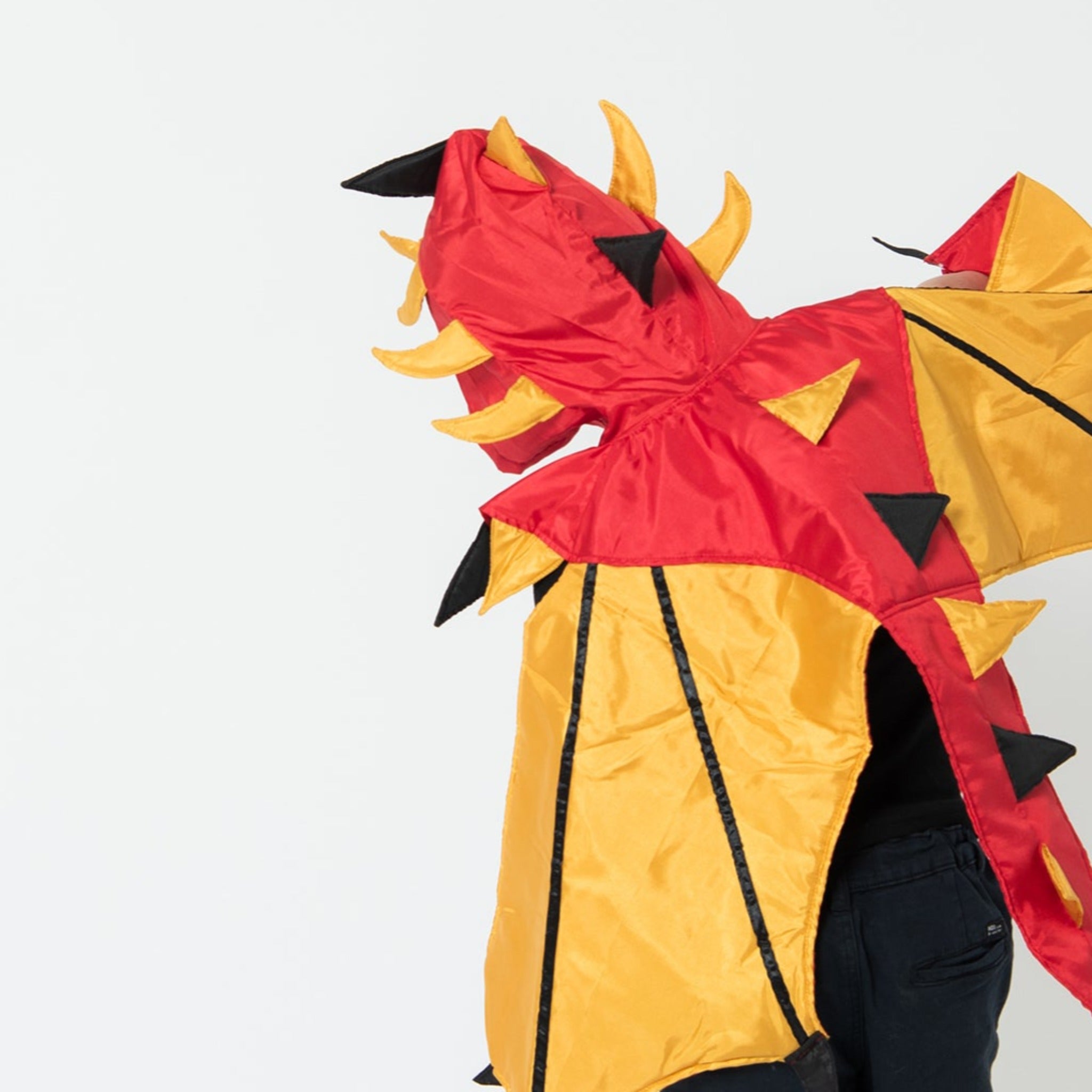 Fire Dragon Cape Red & Gold | Dress up Clothes for Kids