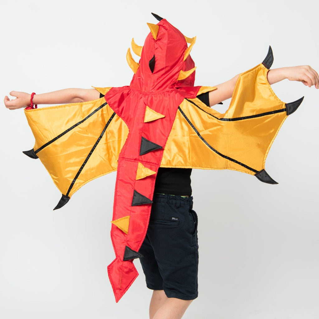 Fire Dragon Cape Purple/Black | Dress up Clothes for Kids
