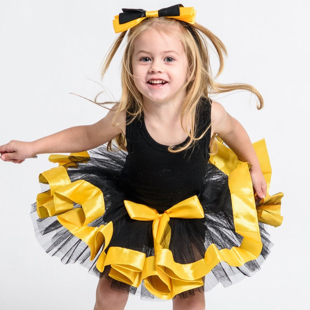 Emma Wiggle Play Set - Tutu skirt & Headband | Dress up Clothes for Kids