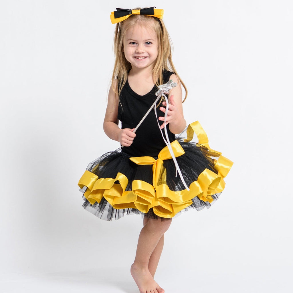Emma Wiggle Play Set - Tutu skirt & Headband | Dress up Clothes for Kids
