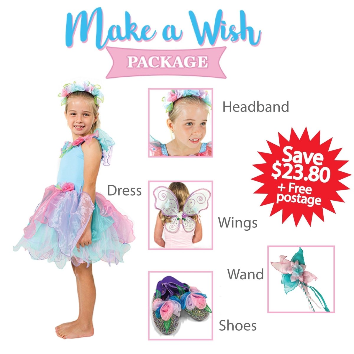 Make a wish package | Dress up Clothes for Kids | Quality Dress-Up ...