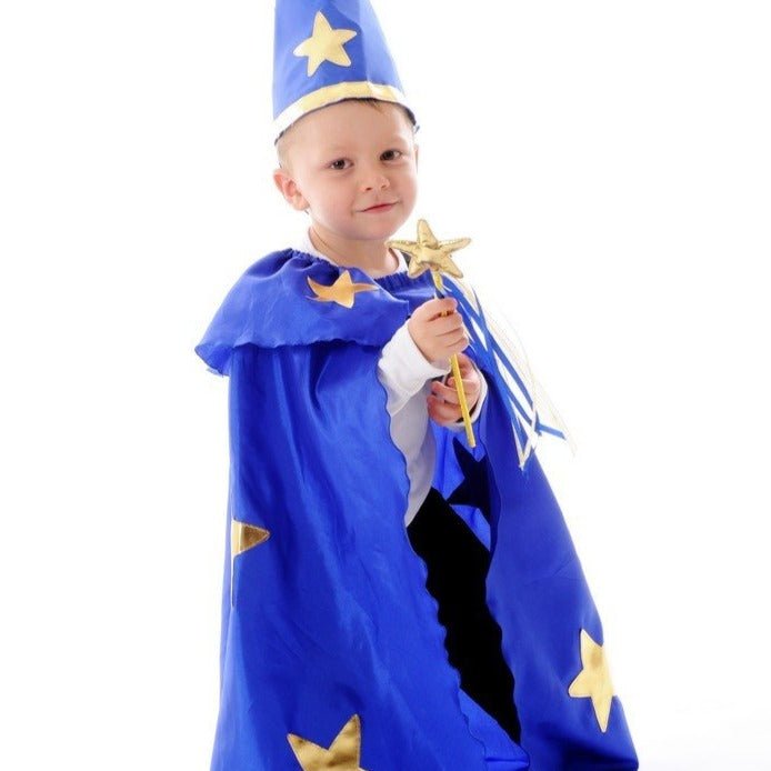 Wizard Cape & Hat | Dress up Clothes for Kids | Quality Dress-Up ...